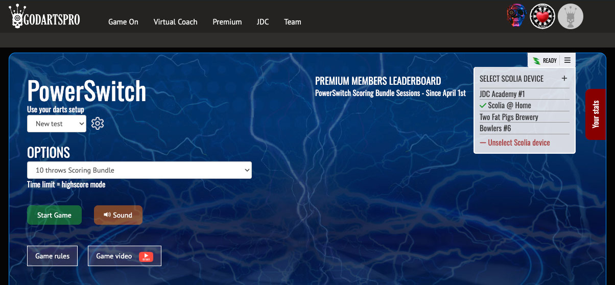 Use multiple Scolia's on GoDartsPro - GoDartsPro - Online darts ...
